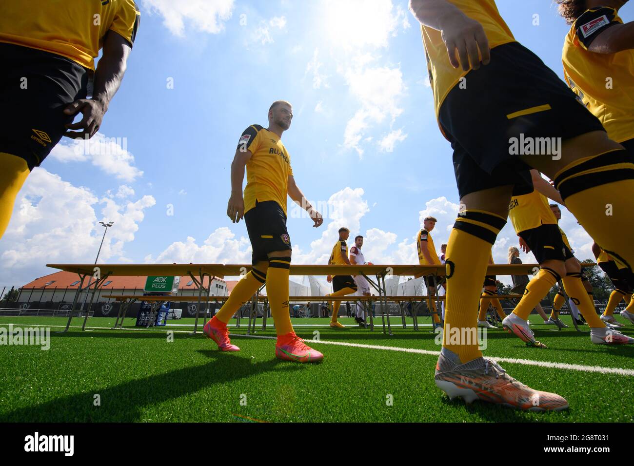 Dresden, Germany. 16th July, 2021. Football: 2. league, team photo ...