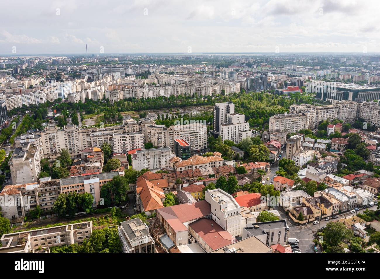 Aerial view of bucharest architecture hi-res stock photography and ...