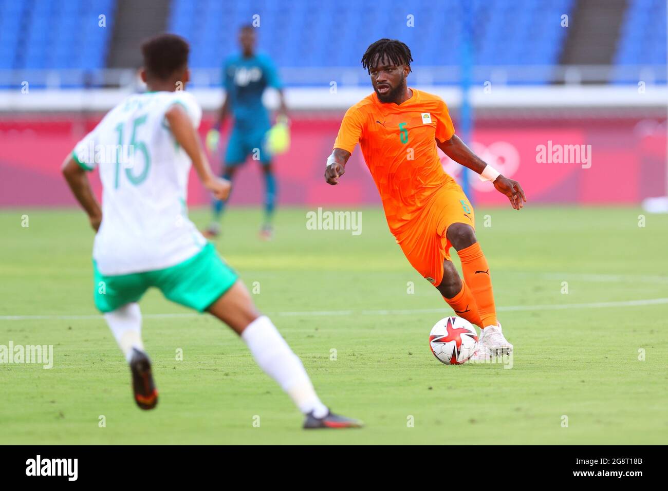 Kanagawa, Japan. 22nd July, 2021. Diallo Ismael (CIV) Football/Soccer ...