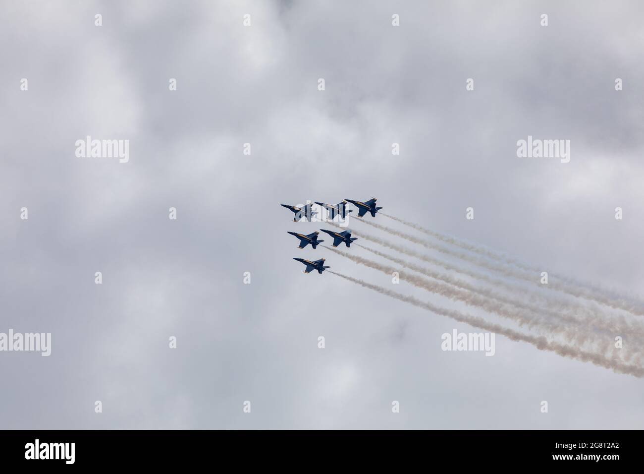 Blue Angles, Pensacola Beach Stock Photo - Alamy