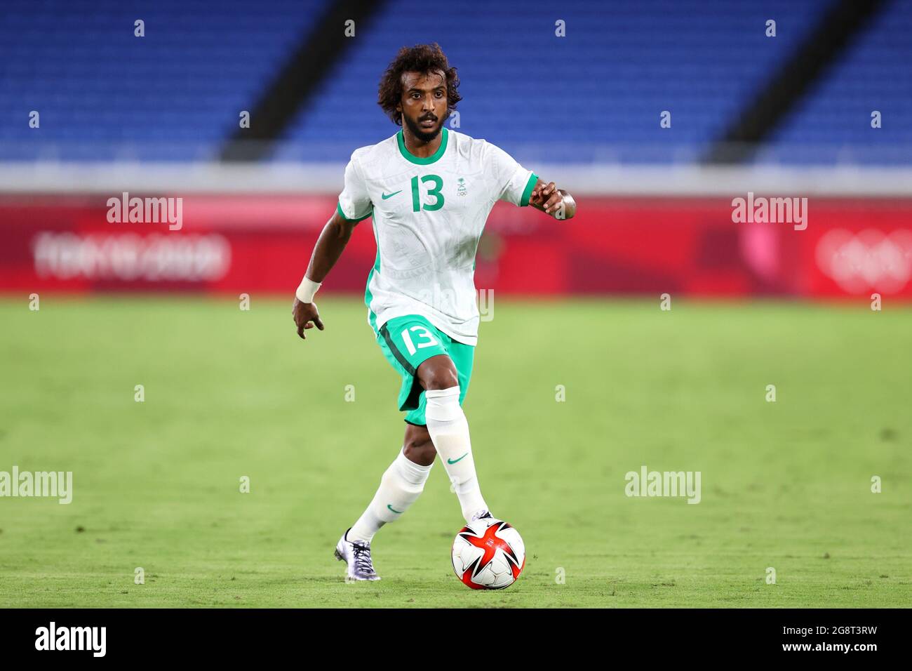 Kanagawa, Japan. 22nd July, 2021. Alshahrani Yasser (KSA) Football ...