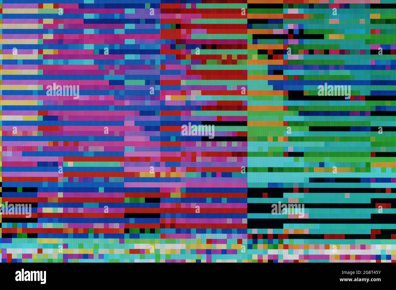Abstract background, pattern of a digital glitch Stock Photo - Alamy