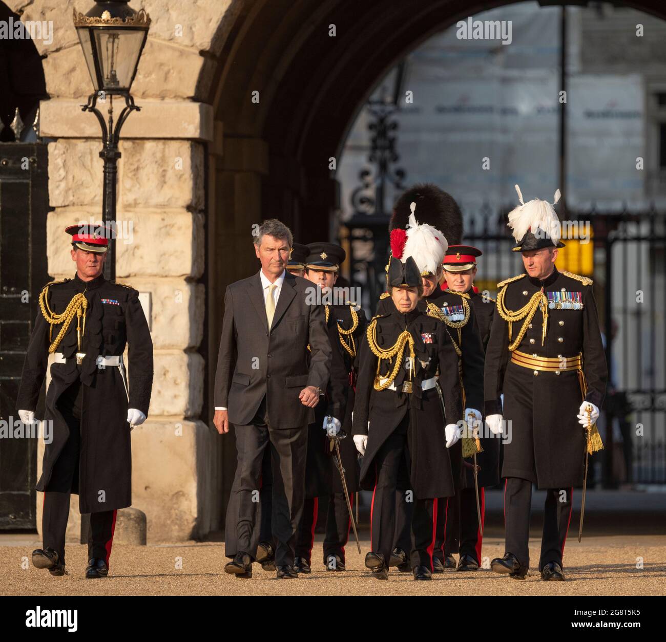 Horse Guards Parade, London, UK. 22 July 2021. HRH The Princess Royal ...