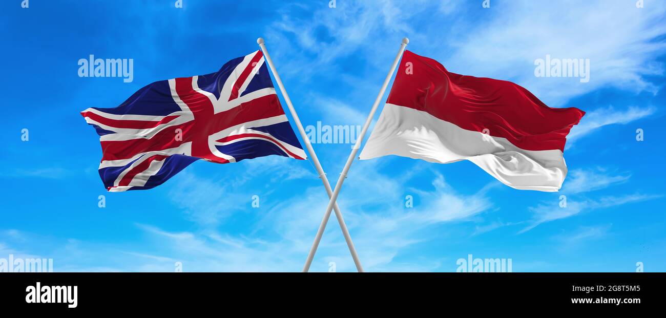 Uk and indonesia flag hi-res stock photography and images - Alamy