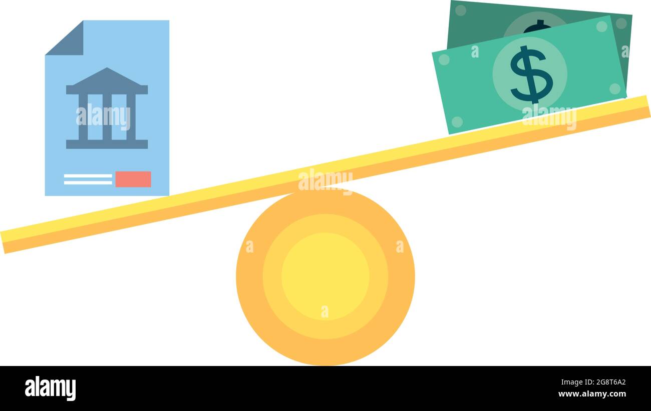 money and bank balance Stock Vector Image & Art - Alamy