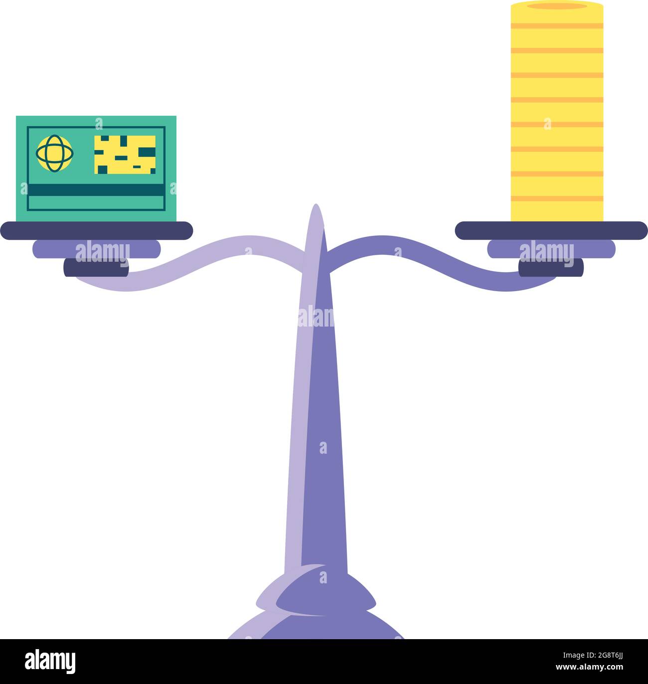 Balancing card Stock Vector Images - Alamy