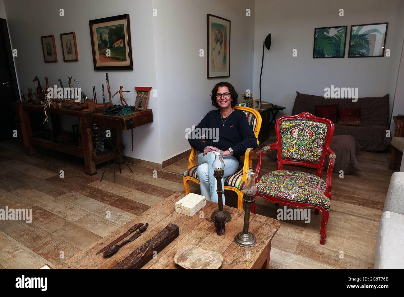 Campinas, Brazil. 22nd July, 2021. In the photo, former volleyball ...