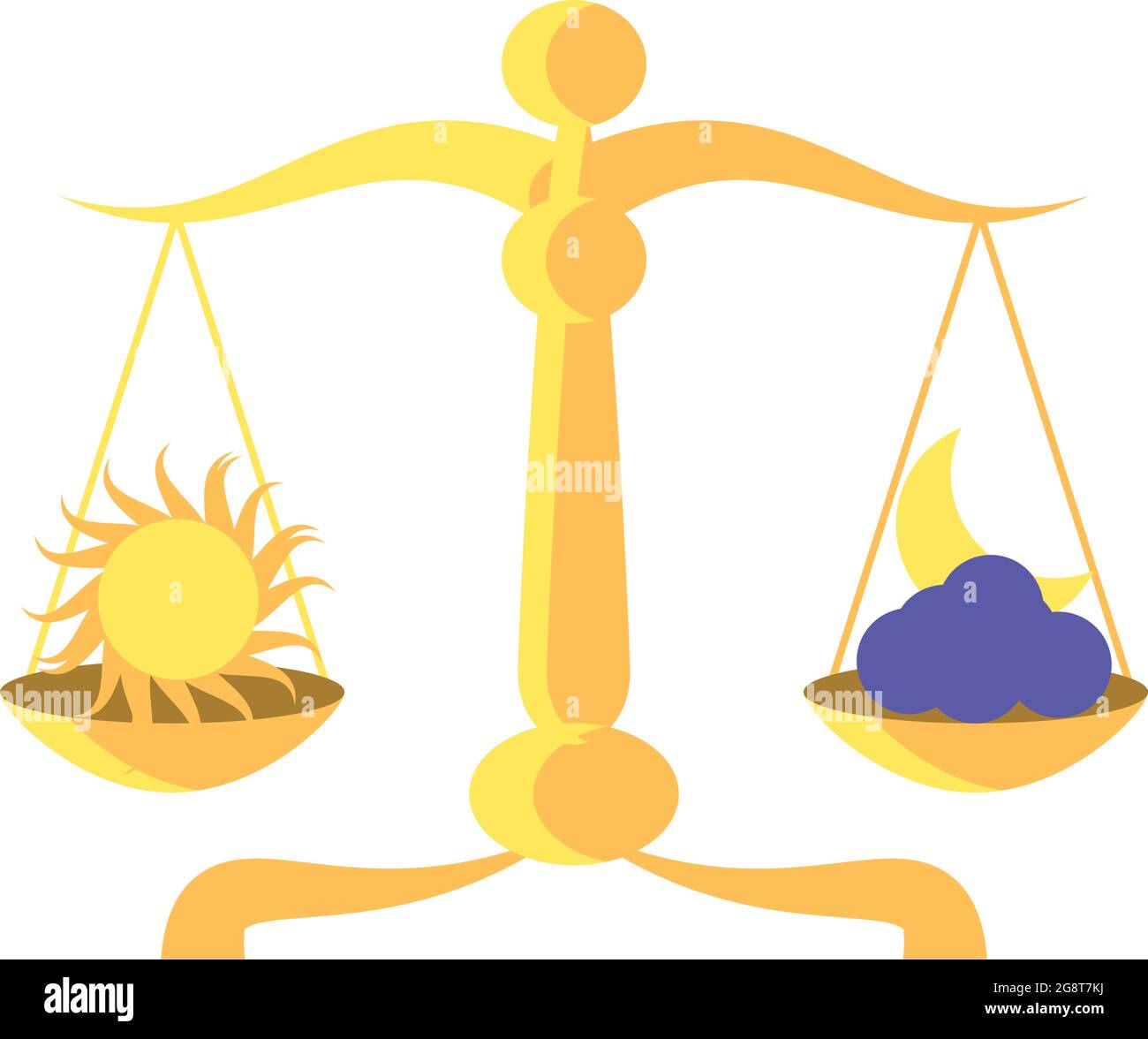 day and night balance Stock Vector Image & Art - Alamy