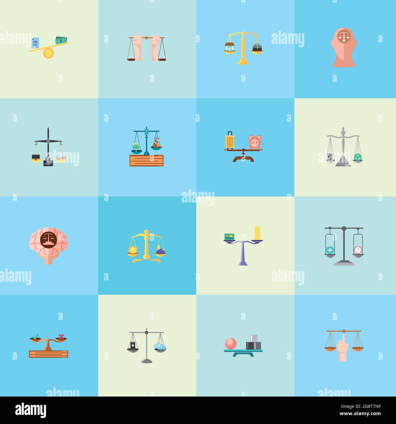 different balance scale Stock Vector Image & Art - Alamy
