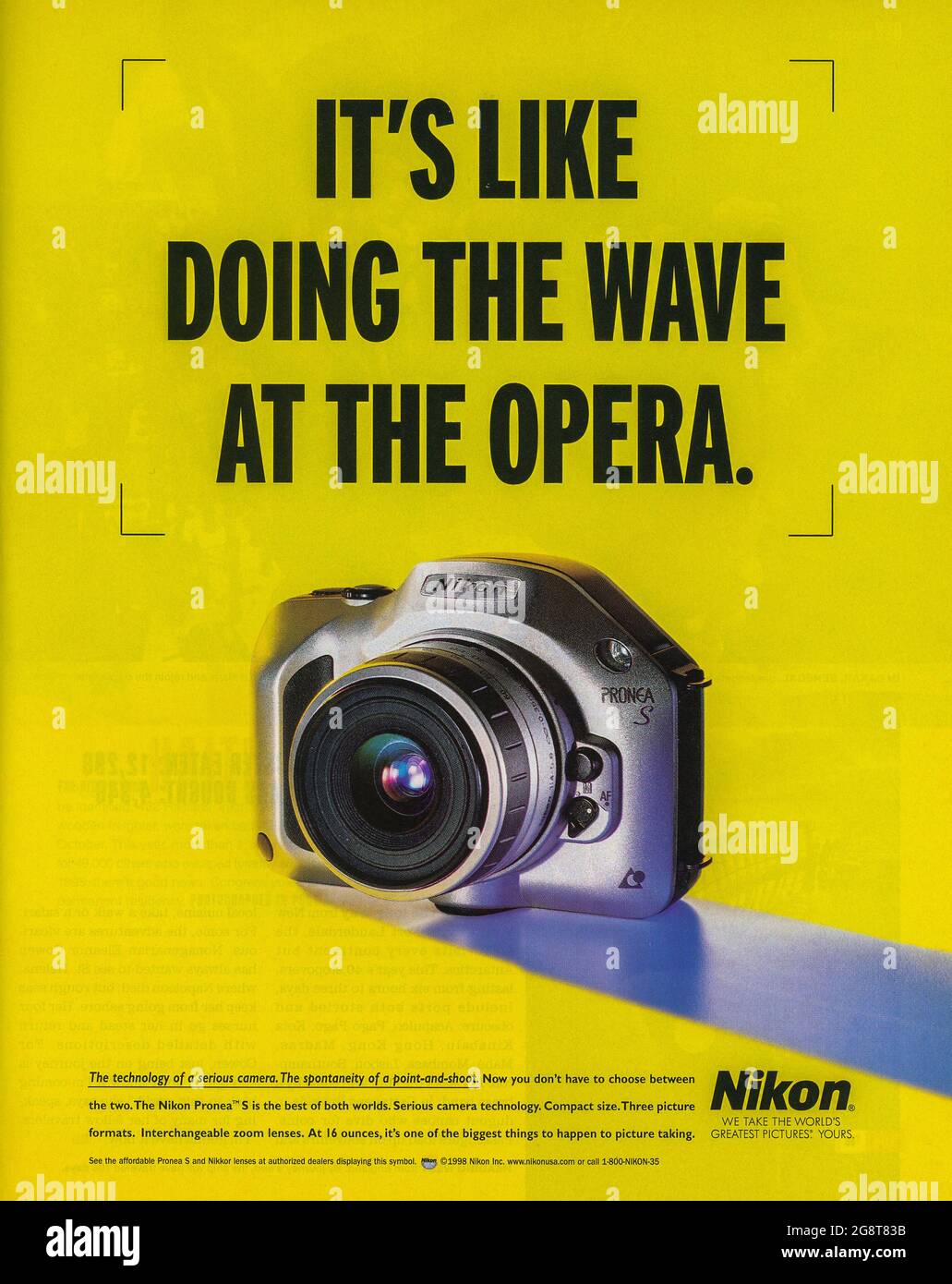 Full Page Advertisement from Life Magazine, December 1998 issue, USA ...
