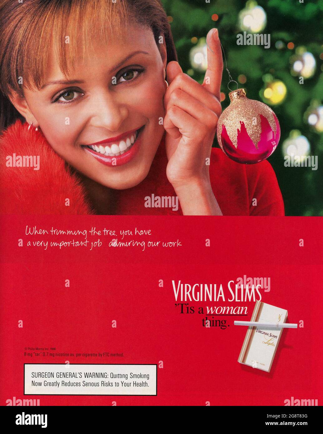 Virginia slims cigarette hi-res stock photography and images - Alamy