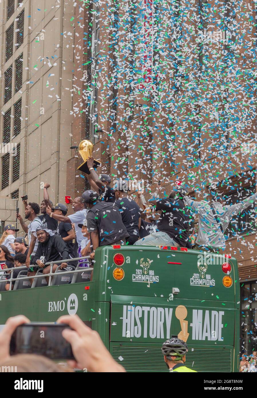 Milwaukee Bucks NBA Finals Celebration in Milwaukee, Wisconsin ...