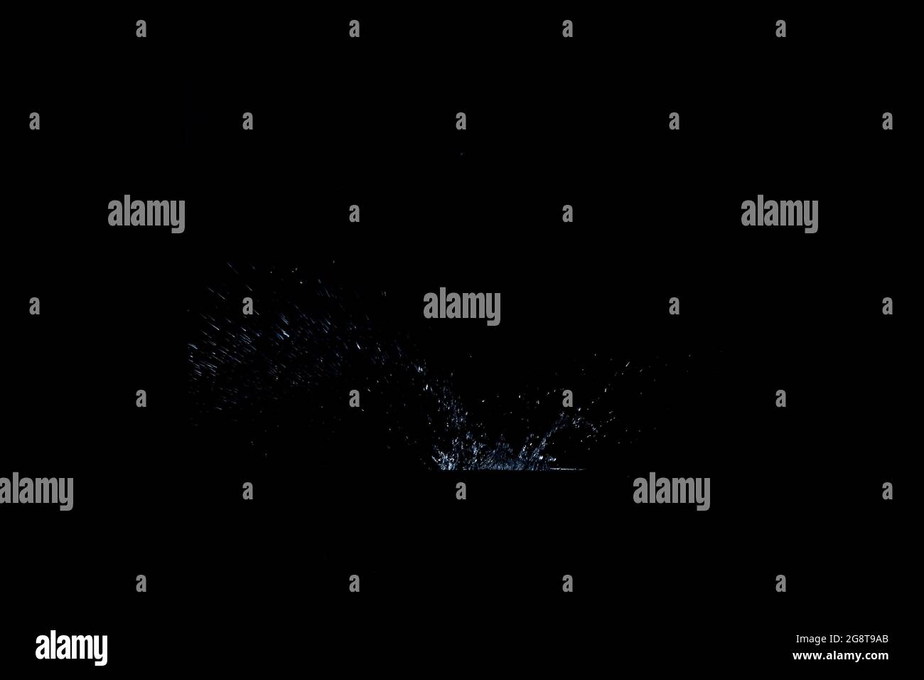 High Speed Water Splash or splat at Black background, for your design ...