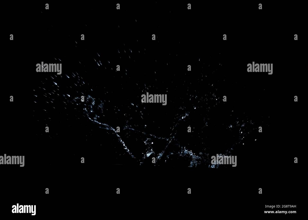 High Speed Water Splash or splat at Black background, for your design ...