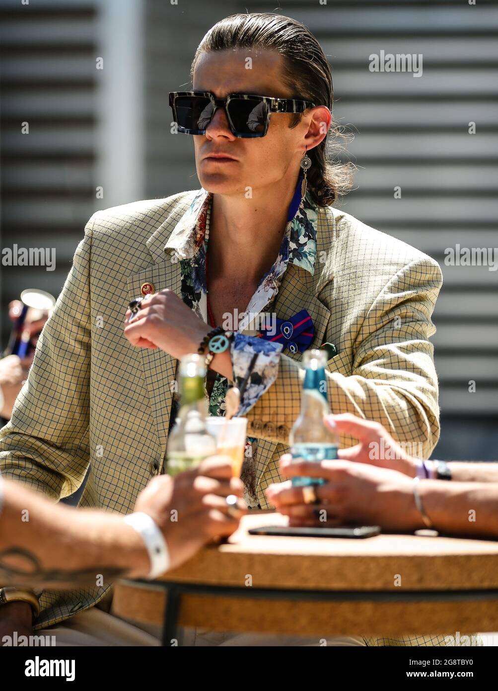 FLORENCE, Italy- July 1 2021: Victor Stadnichenko on the street in ...
