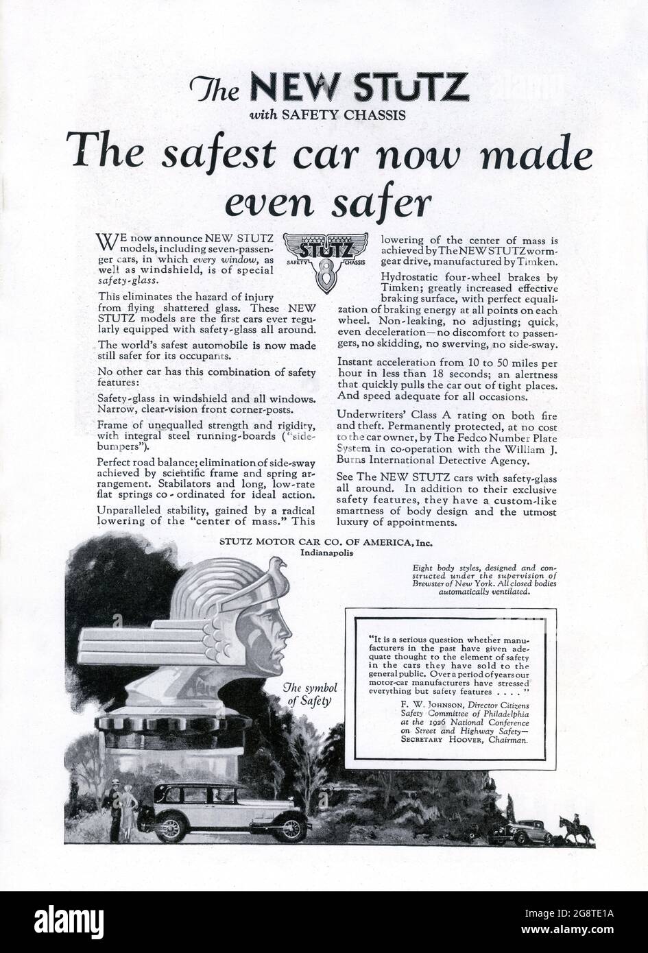 1920s car advertisement hi-res stock photography and images - Alamy