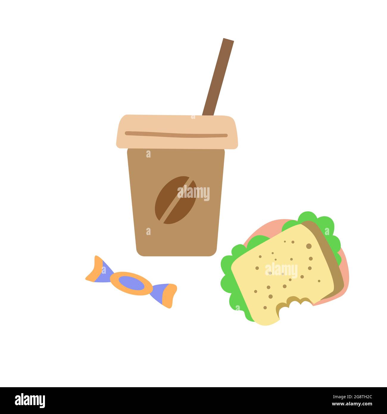 American bitten Stock Vector Images - Alamy