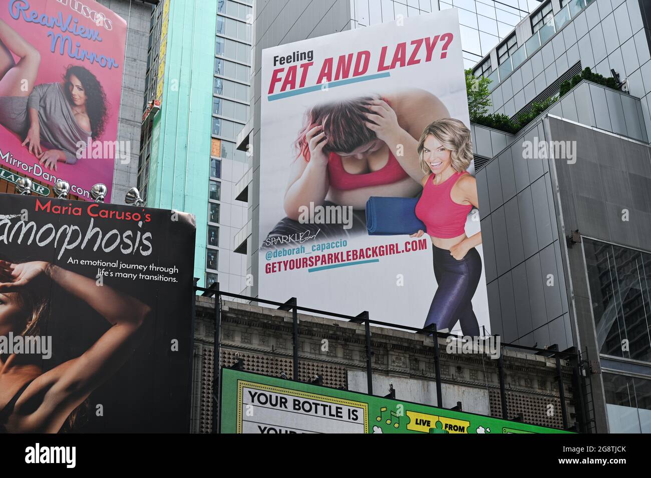 ‘Fat and lazy’ billboard by founder of Sparkle Girl Deborah Capaccio ...