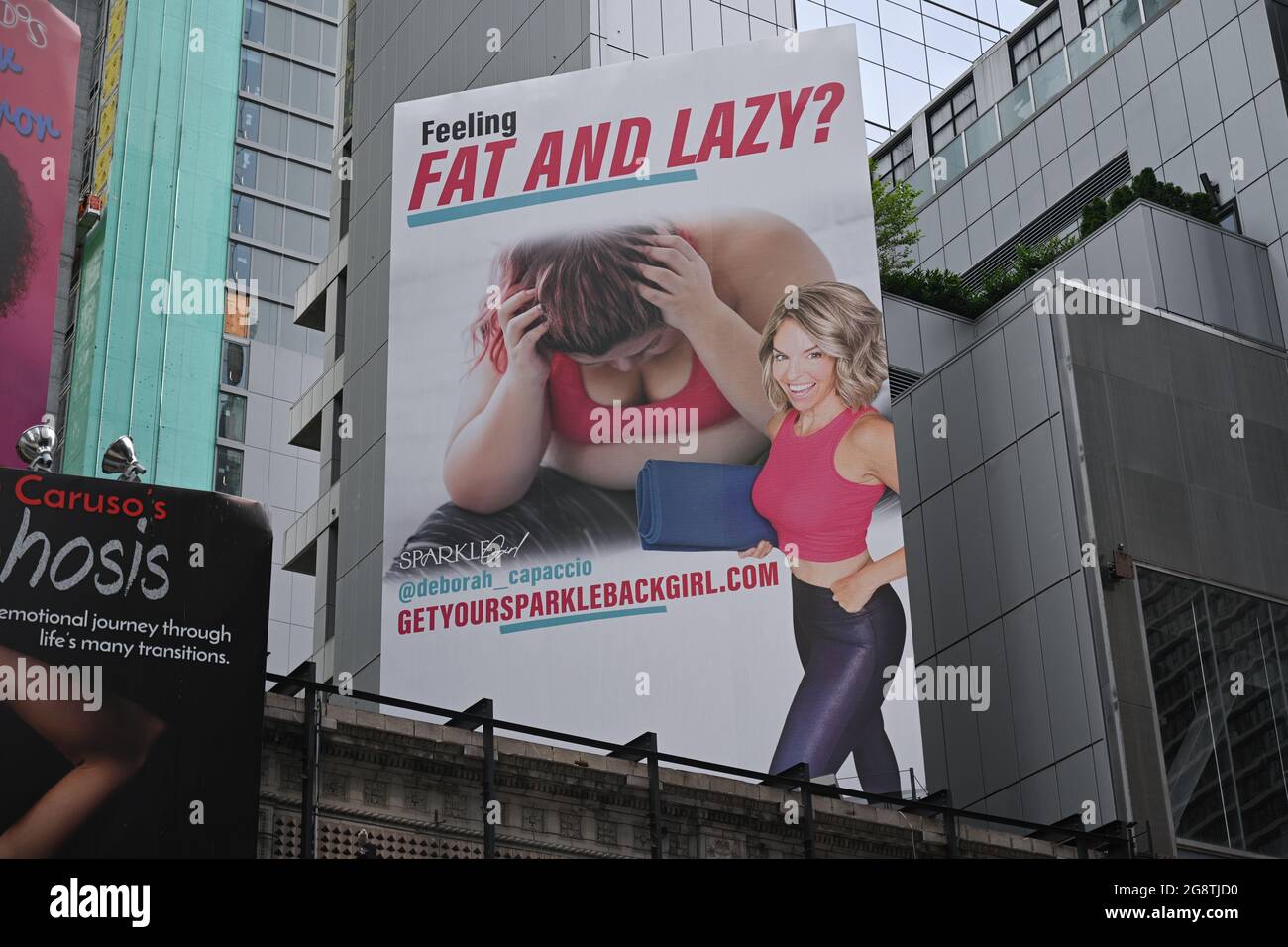 ‘Fat and lazy’ billboard by founder of Sparkle Girl Deborah Capaccio ...
