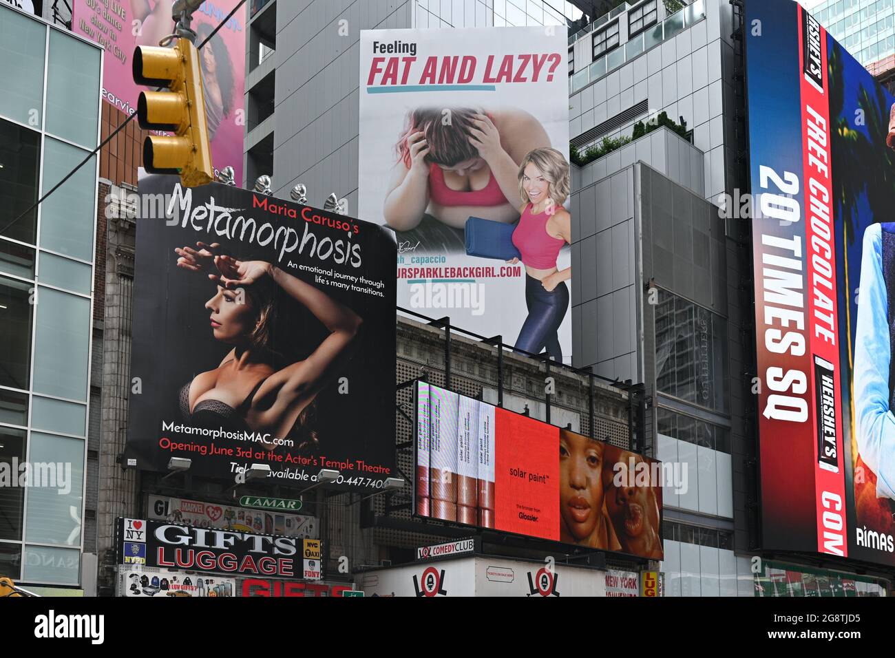 ‘Fat and lazy’ billboard by founder of Sparkle Girl Deborah Capaccio ...