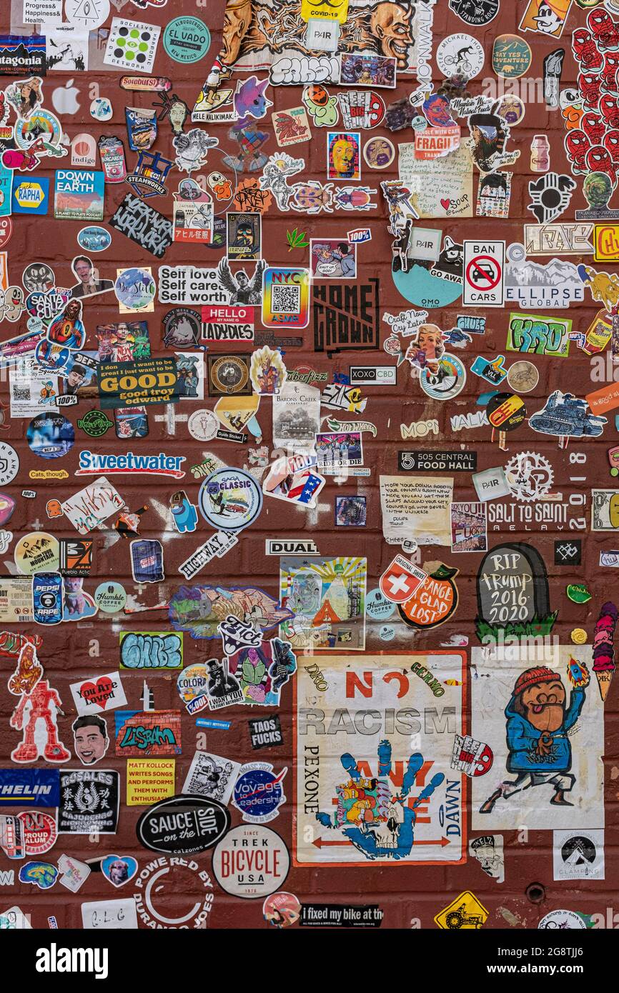 Abq sticker art hi-res stock photography and images - Alamy