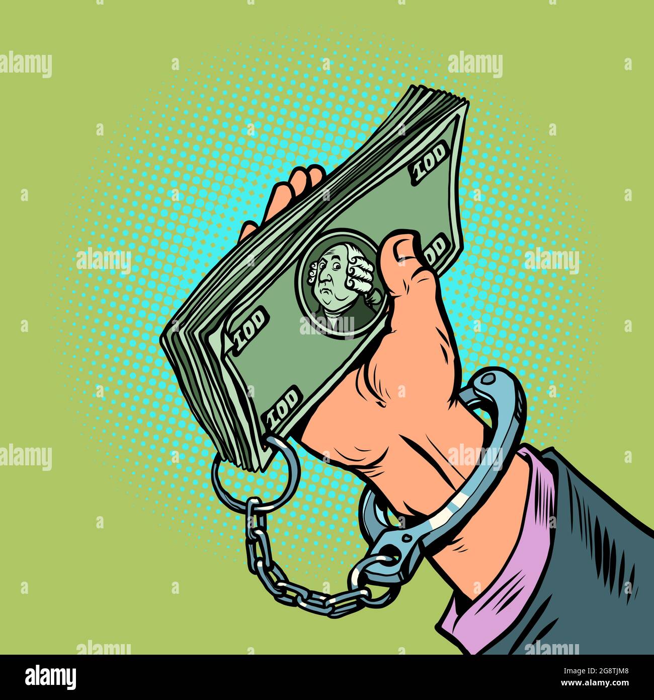 Financial harm Stock Vector Images - Alamy