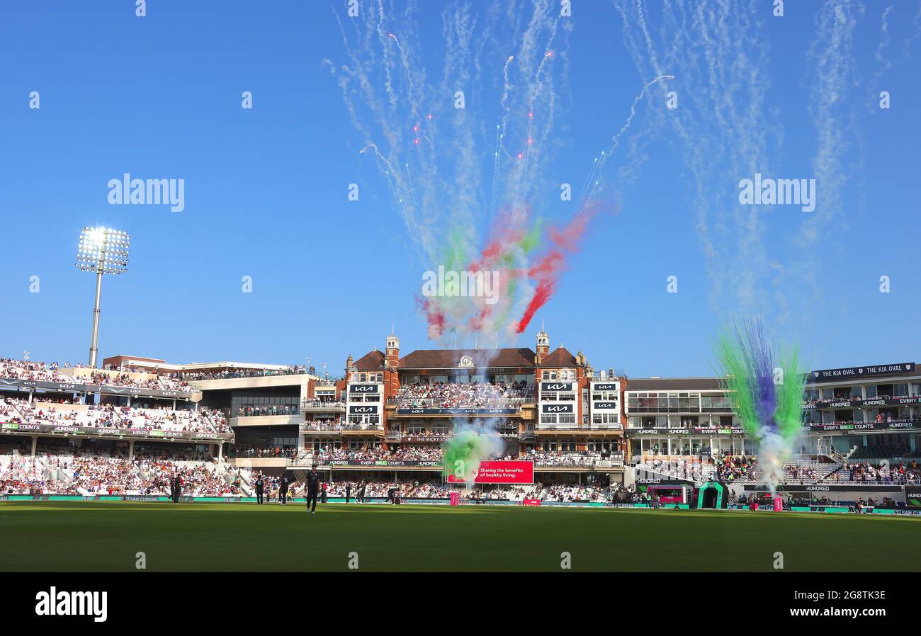 London, UK. 22nd July, 2021. as the Oval Invincibles take on the ...