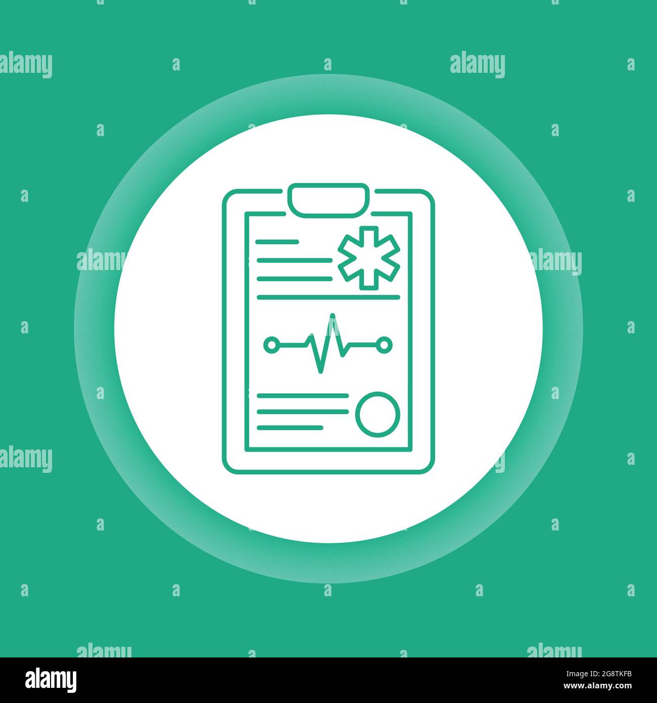 Digital patient card icon Stock Vector Images - Alamy