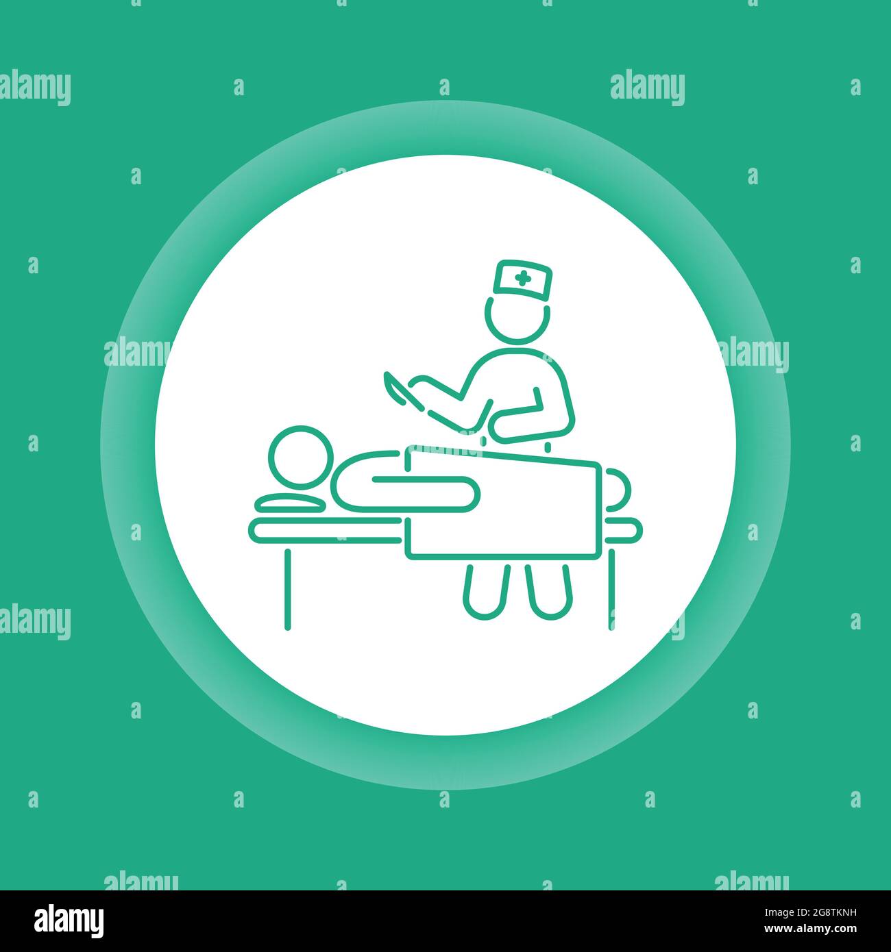 Heart surgery color button icon. Surgical emergency Stock Vector Image ...