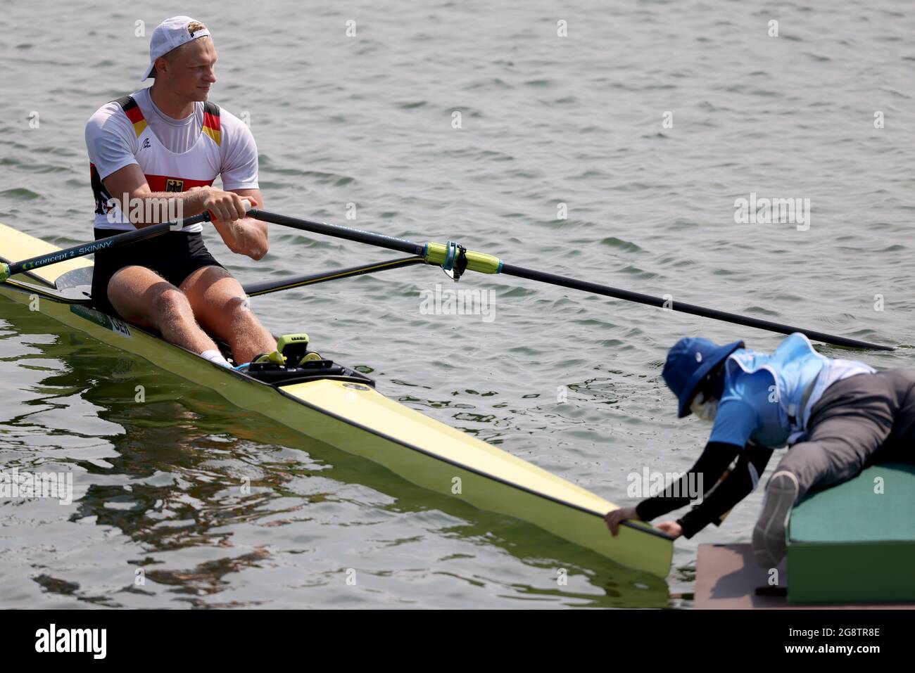 Tokio, Japan. 23rd July, 2021. Rowing: Olympics, preliminaries, men's ...