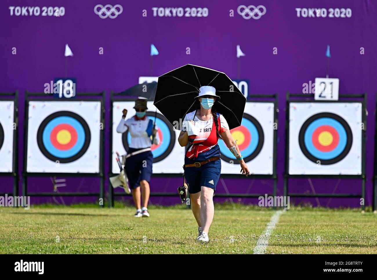 Tokyo, Japan. 23rd July, 2021. Archery. Yumenoshima Park Archery Field ...