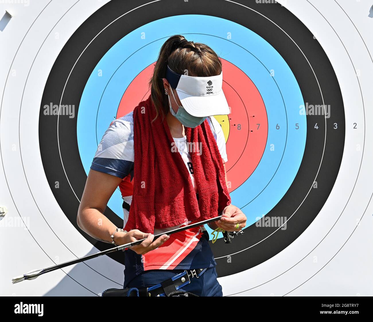 Tokyo, Japan. 23rd July, 2021. Archery. Yumenoshima Park Archery Field ...