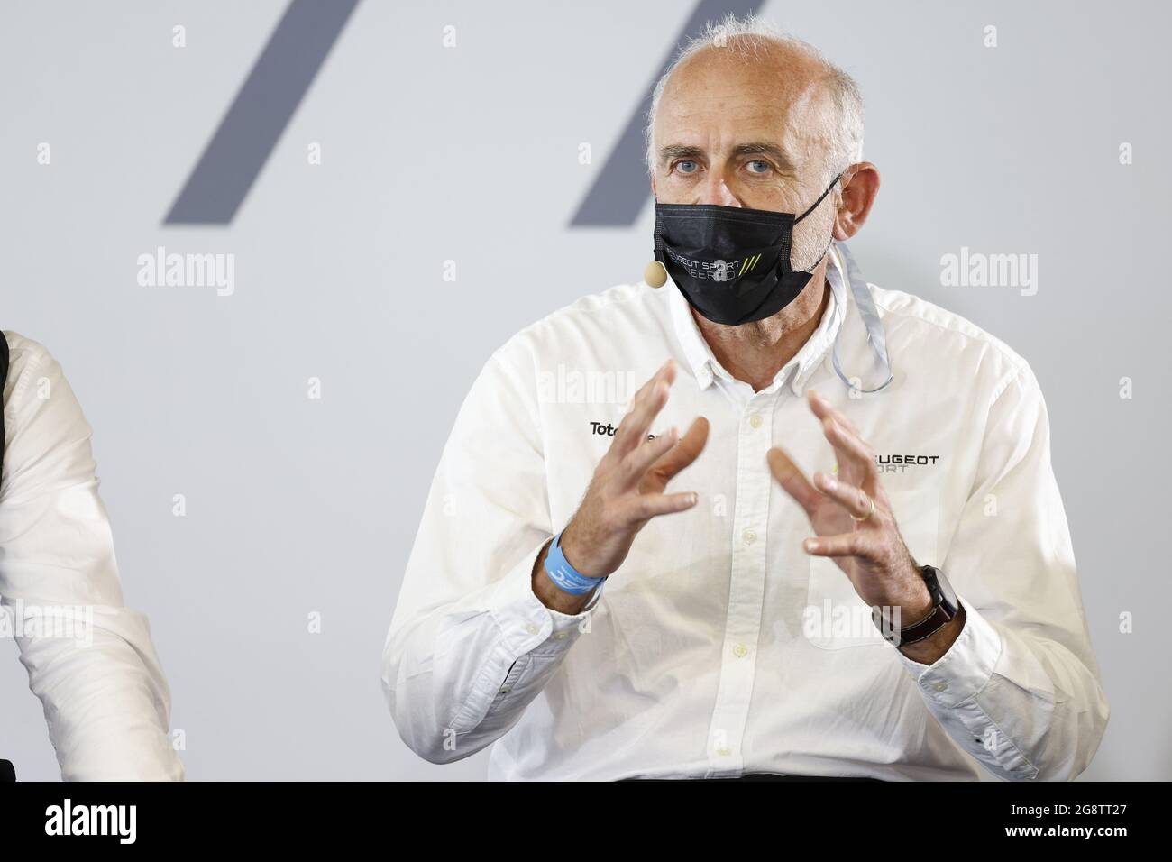 Stellantis Motorsport vice president Jean Marc Finot, portrait Peugeot ...