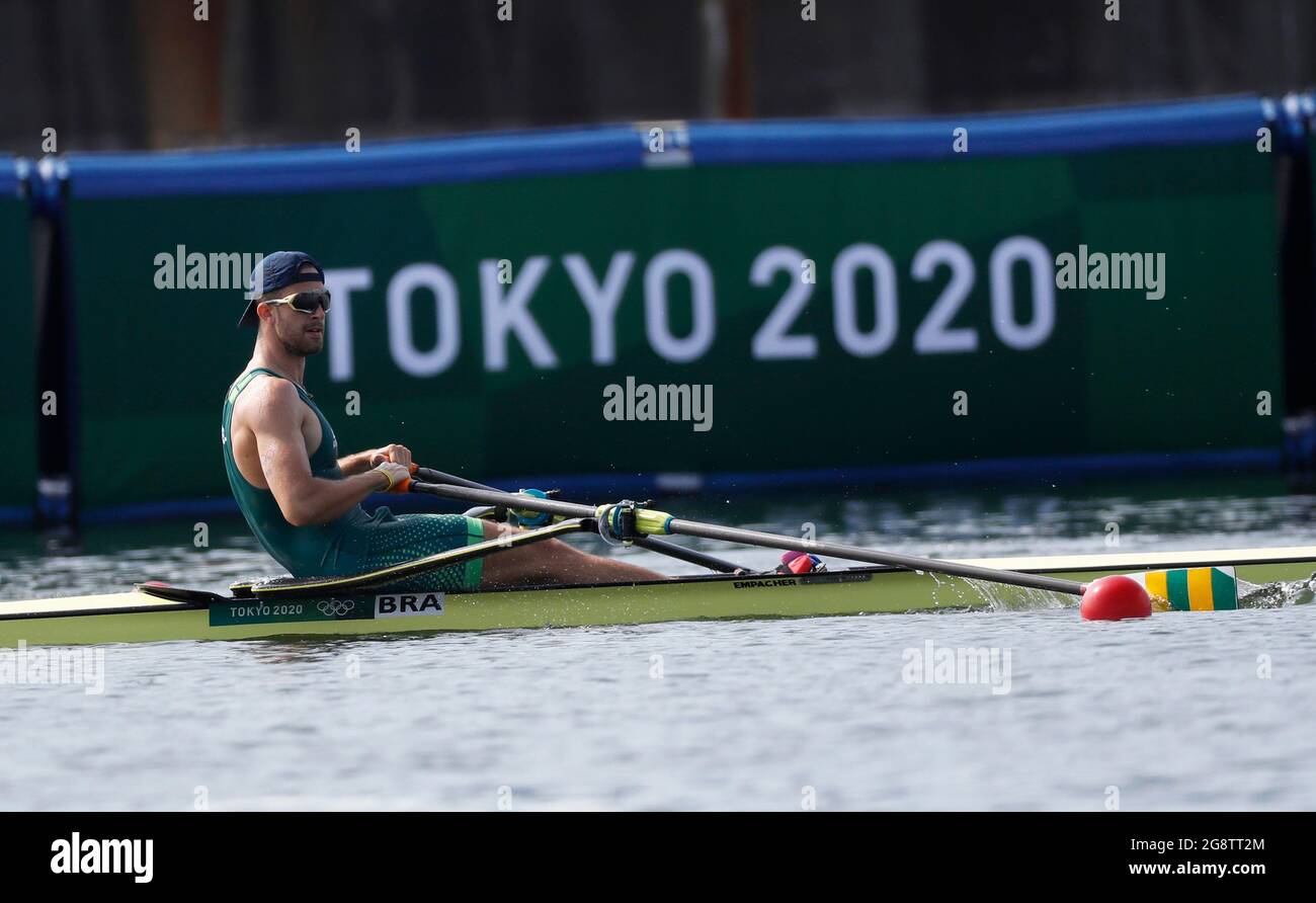 Tokyo-Japan, July 23, 2021 Tokyo 2020 Olympic Games, rowing athletes ...