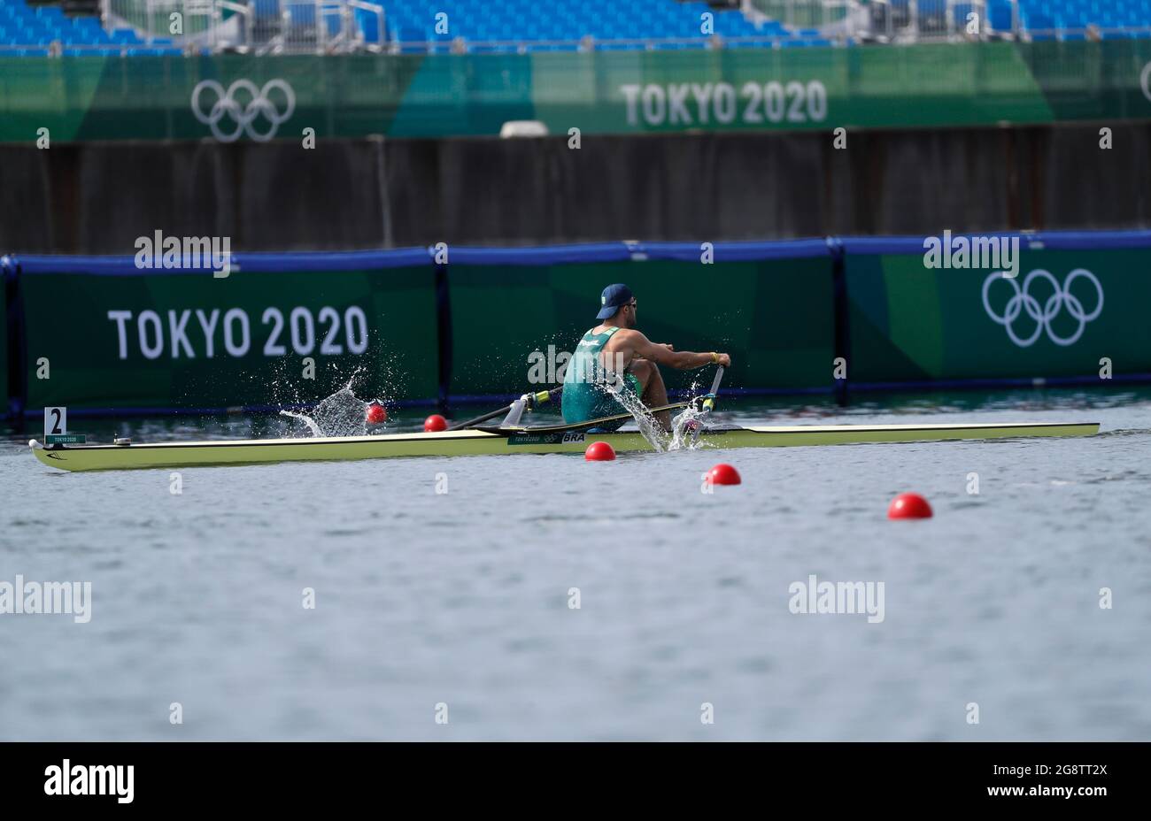 Tokyo-Japan, July 23, 2021 Tokyo 2020 Olympic Games, rowing athletes ...