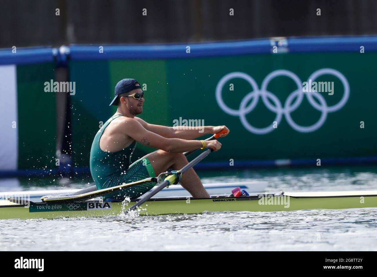 Tokyo-Japan, July 23, 2021 Tokyo 2020 Olympic Games, rowing athletes ...
