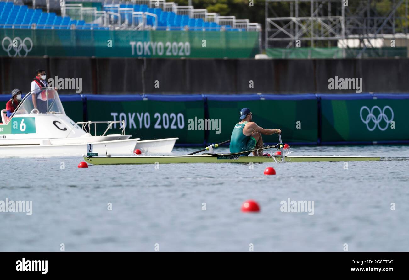 Tokyo-Japan, July 23, 2021 Tokyo 2020 Olympic Games, rowing athletes ...