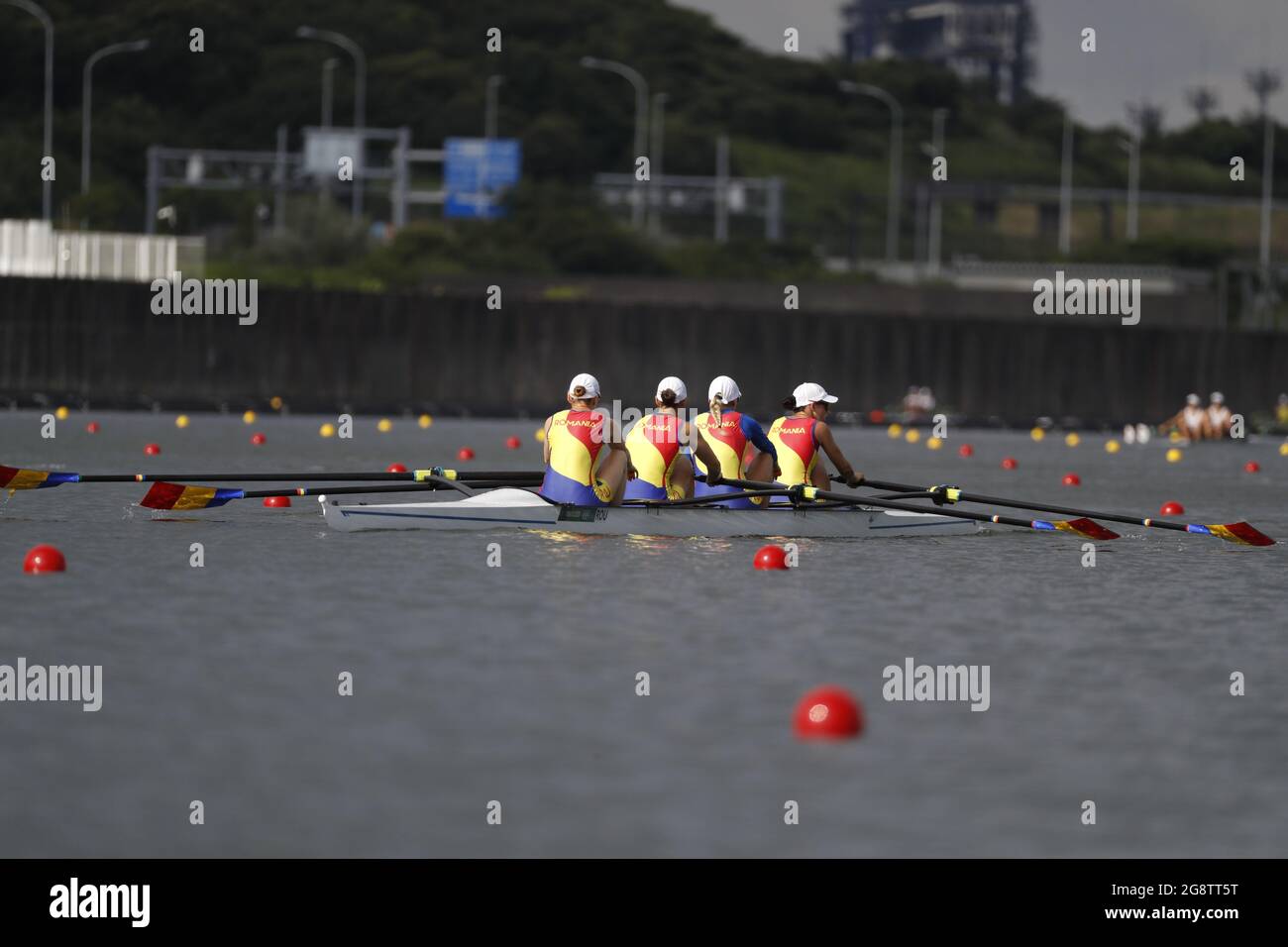 Tokyo-Japan, July 23, 2021 Tokyo 2020 Olympic Games, rowing athletes ...