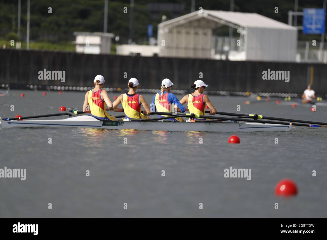 Tokyo-Japan, July 23, 2021 Tokyo 2020 Olympic Games, rowing athletes ...