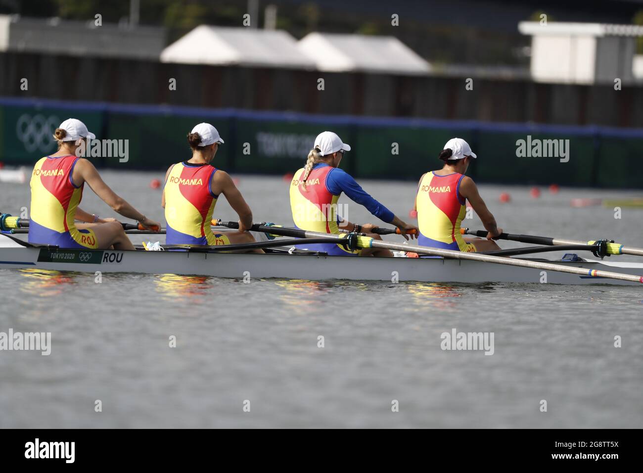 Tokyo-Japan, July 23, 2021 Tokyo 2020 Olympic Games, rowing athletes ...