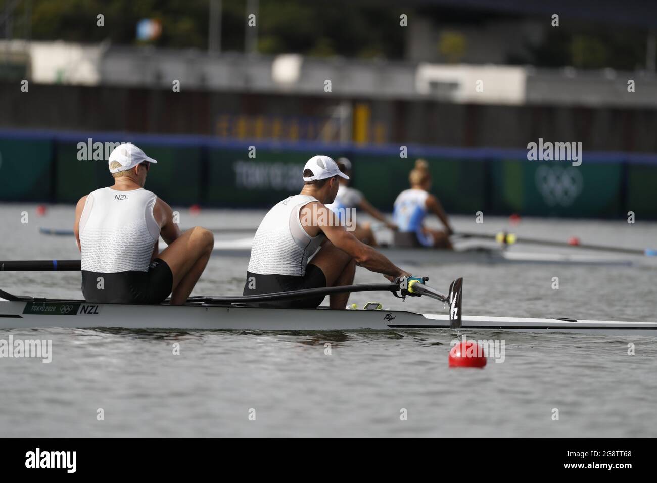 Tokyo-Japan, July 23, 2021 Tokyo 2020 Olympic Games, rowing athletes ...