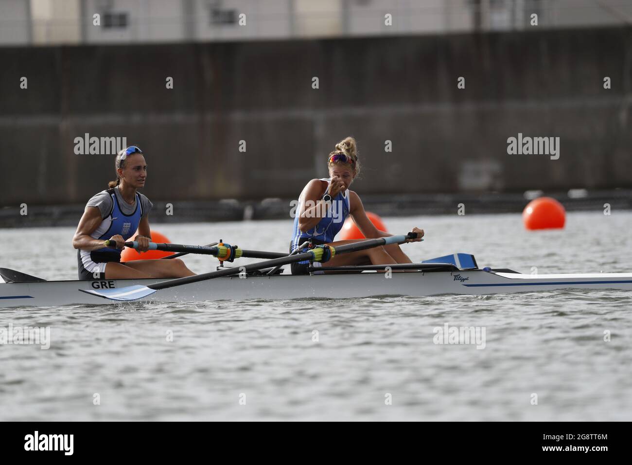 Tokyo-Japan, July 23, 2021 Tokyo 2020 Olympic Games, rowing athletes ...