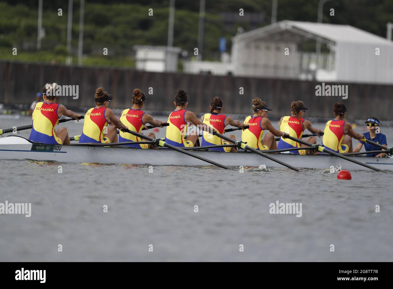 Tokyo-Japan, July 23, 2021 Tokyo 2020 Olympic Games, rowing athletes ...