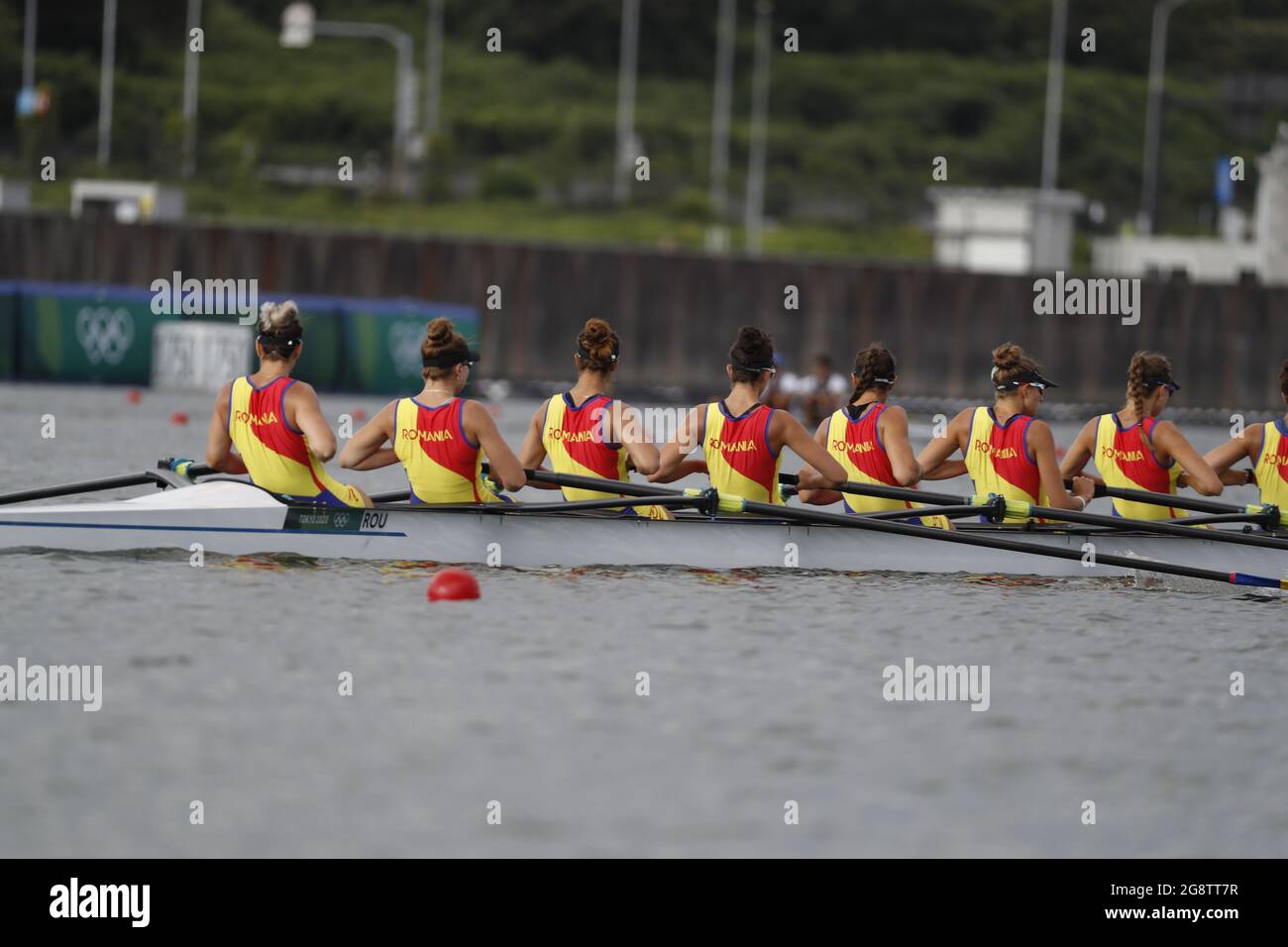 Tokyo-Japan, July 23, 2021 Tokyo 2020 Olympic Games, rowing athletes ...