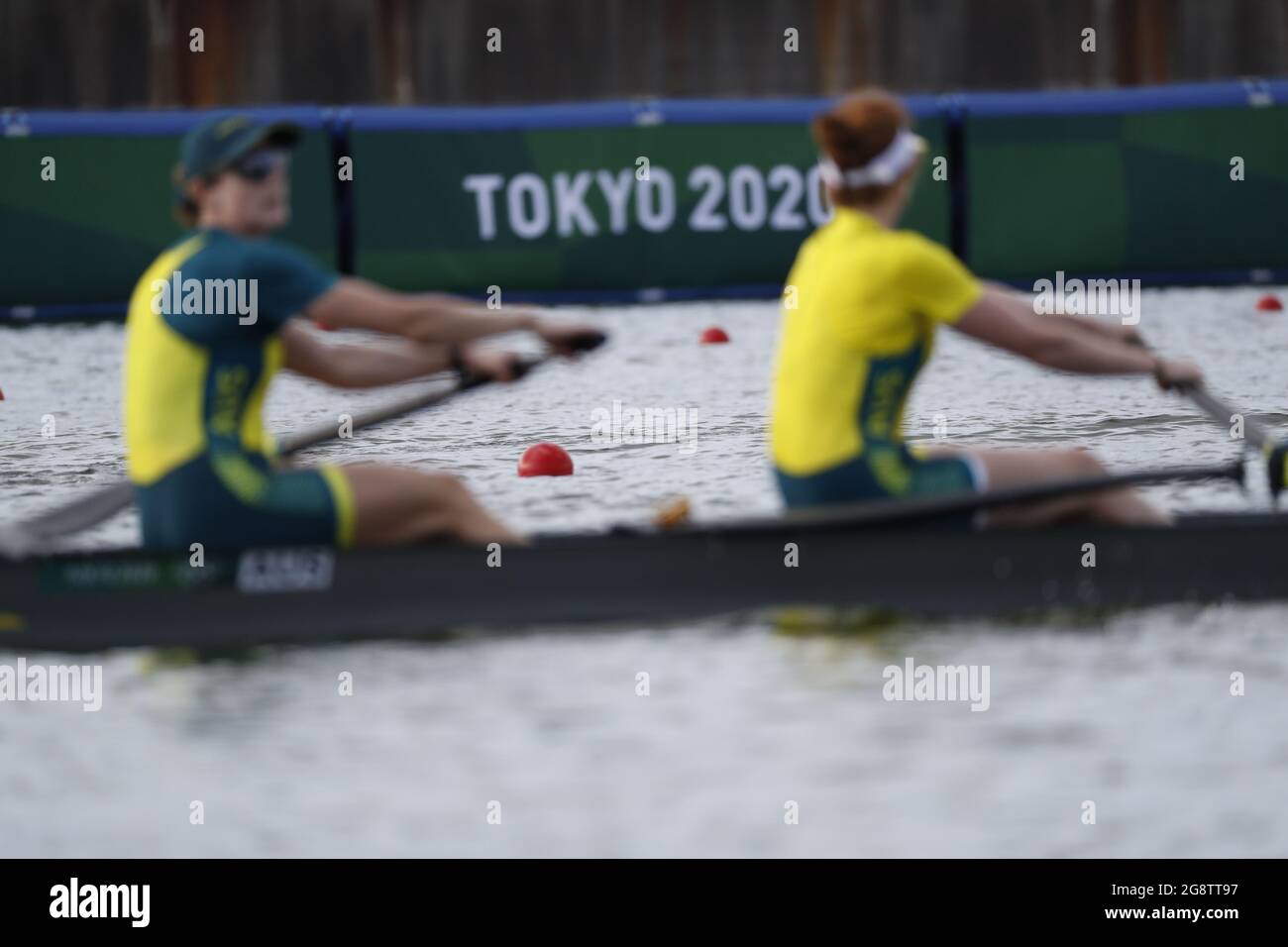 Tokyo-Japan, July 23, 2021 Tokyo 2020 Olympic Games, rowing athletes ...