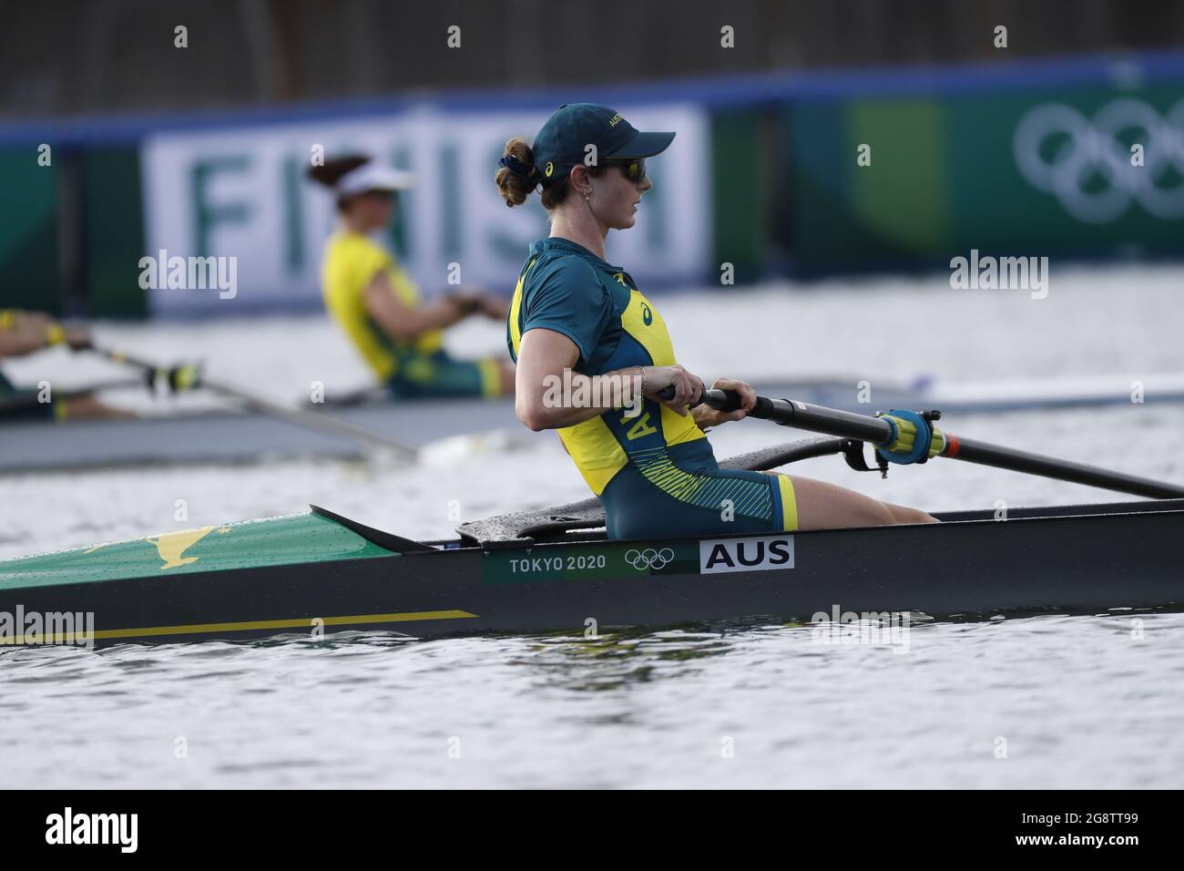 Tokyo-Japan, July 23, 2021 Tokyo 2020 Olympic Games, rowing athletes ...