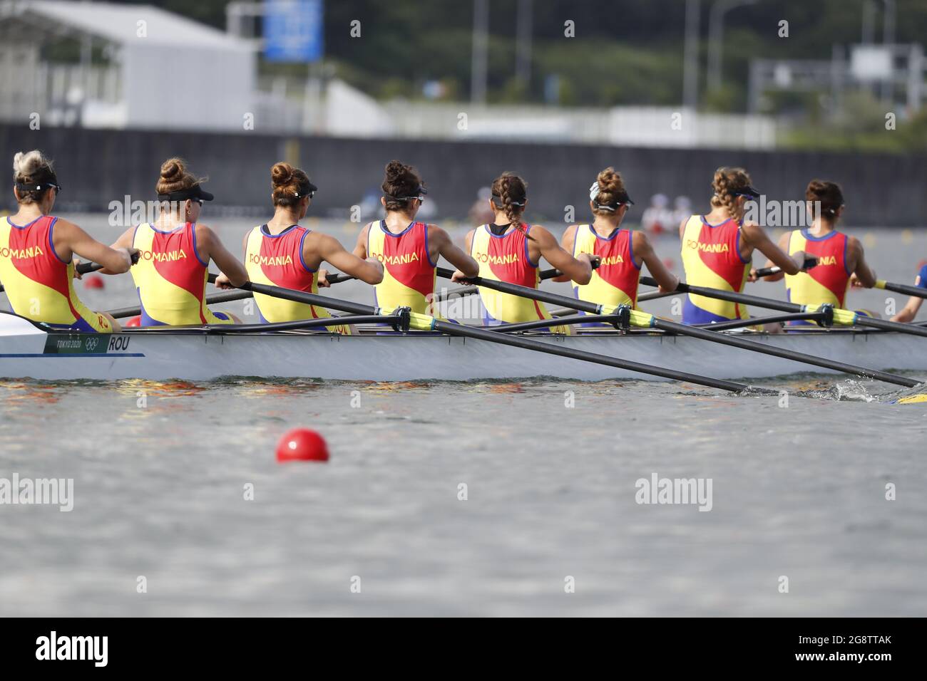 Tokyo-Japan, July 23, 2021 Tokyo 2020 Olympic Games, rowing athletes ...
