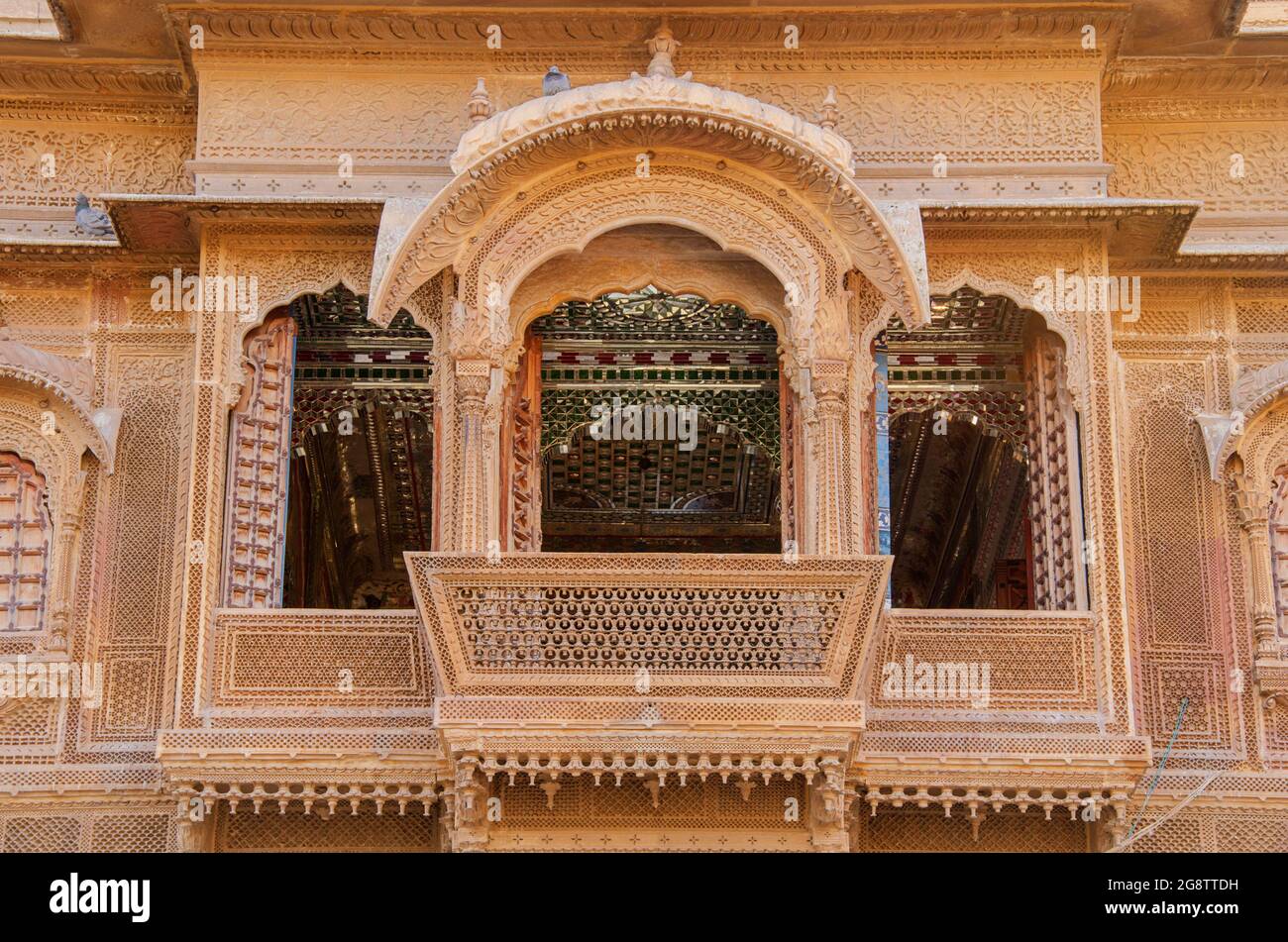 Beautiful window of Patwon ki haveli Stock Photo - Alamy