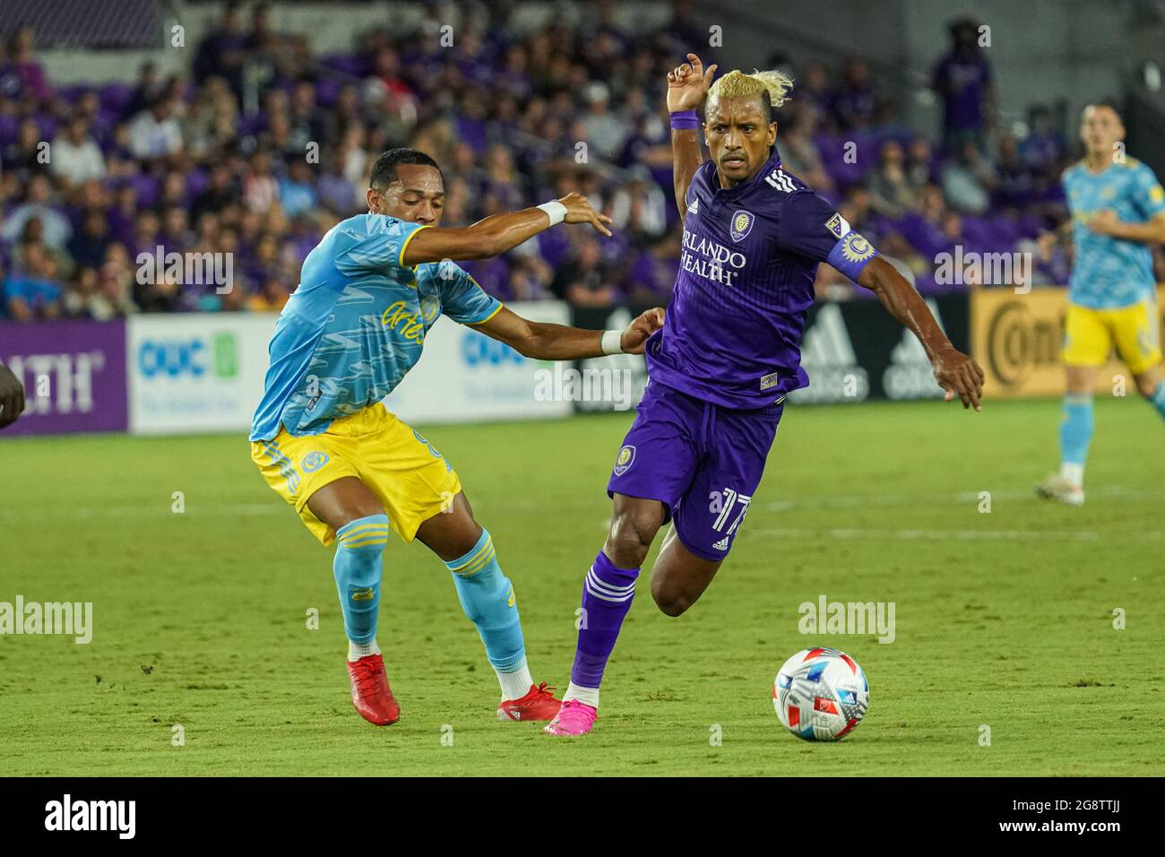 Orlando, Florida, USA, July 22, 2021, Orlando City SC player Louis Nani ...