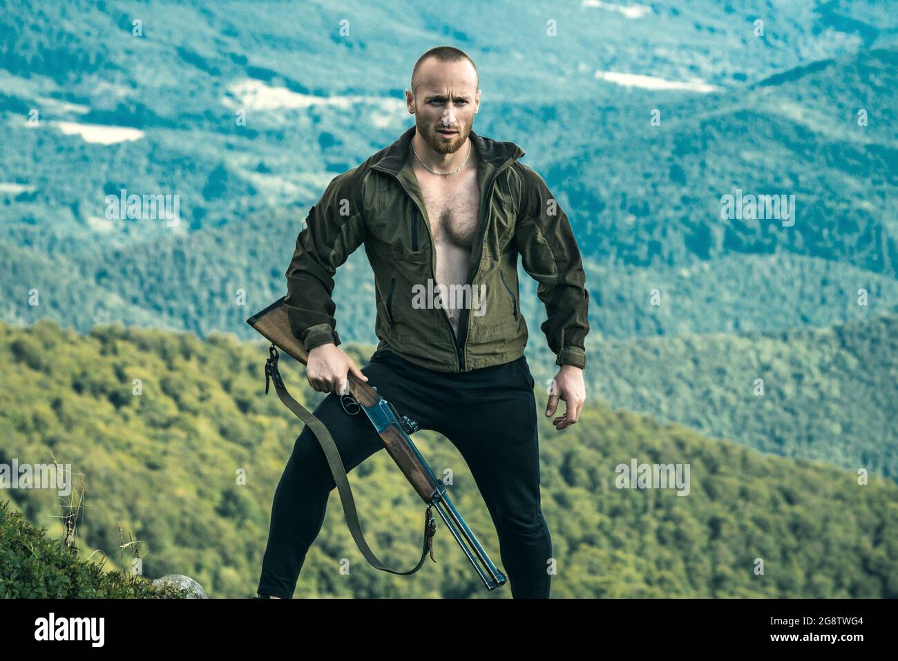 Tracking shot men in gear hi-res stock photography and images - Alamy